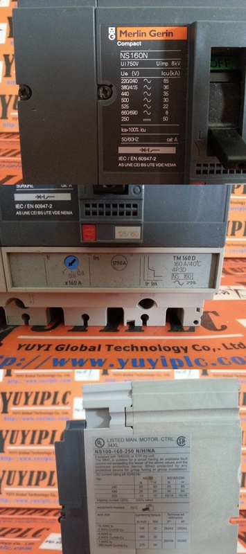 MERLIN GERIN NS160N NS100-160-250N/H/NA CIRCUIT BREAKER - PLC DCS SERVO ...